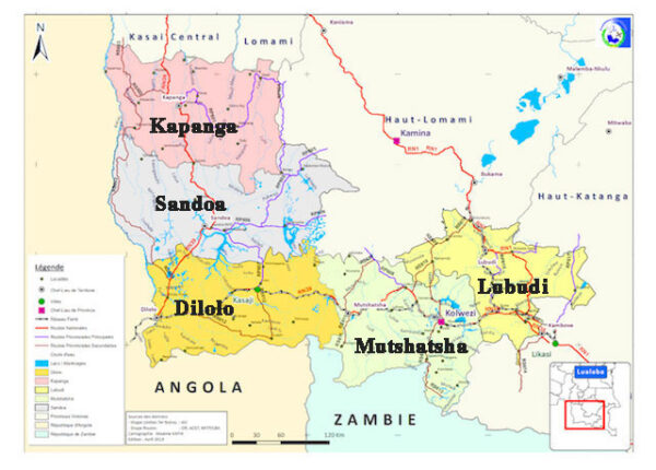 Les provinces du Corridor de Lobito : le Lualaba en RDC. 1. L’économie